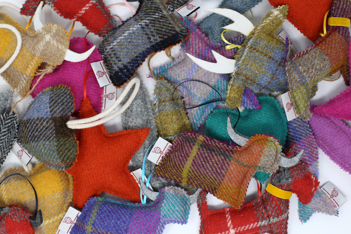 Harris Tweed Decorations – Studio Sunart